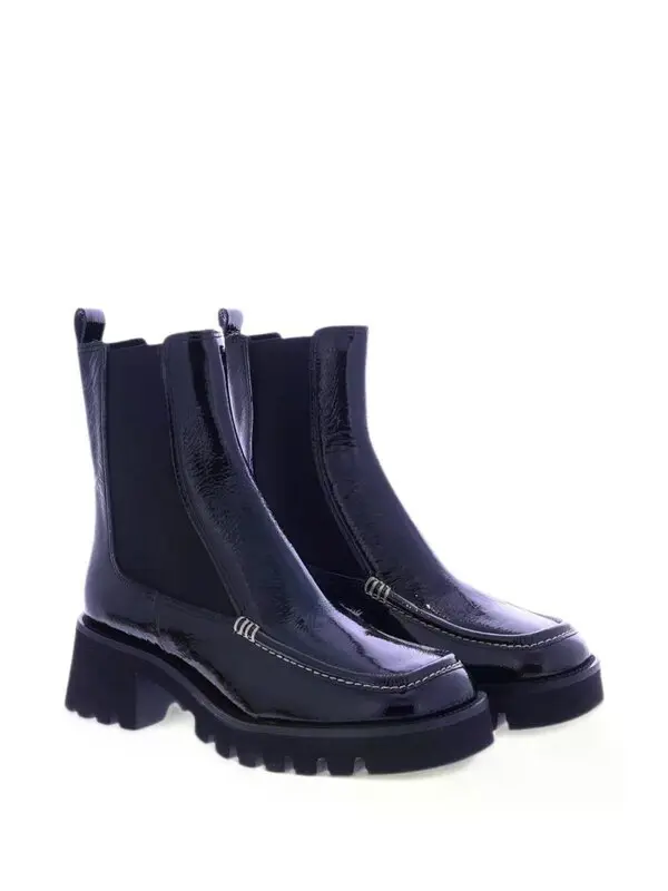 PONS QUINTANA Patent-leather Chelsea Boots