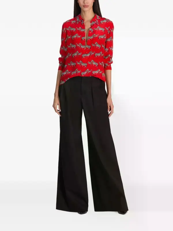 Alice + Olivia Willa Zebra-print Shirt