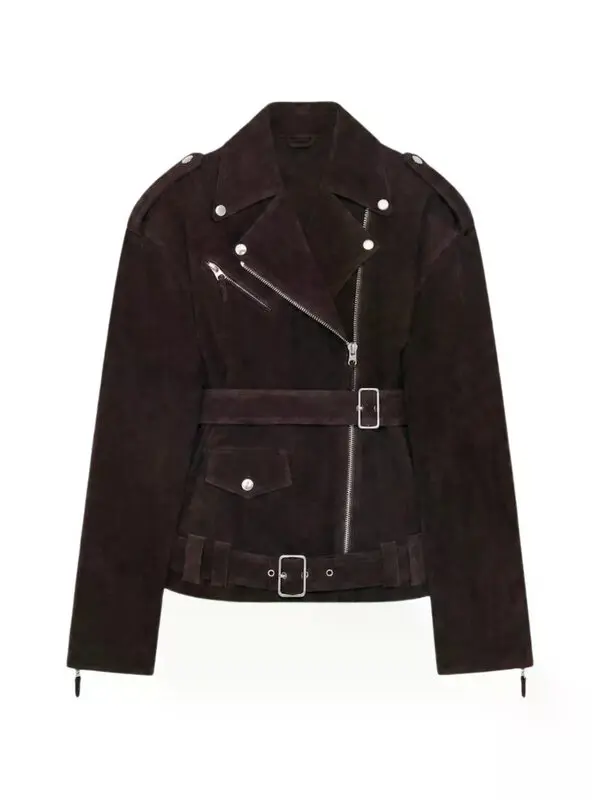 IRO PARIS Faithfull Belted Suede Jacket