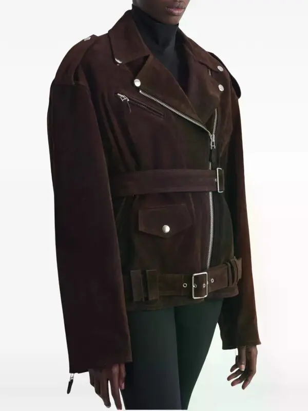 IRO PARIS Faithfull Belted Suede Jacket