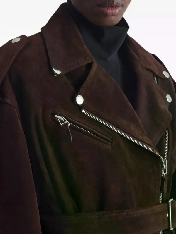 IRO PARIS Faithfull Belted Suede Jacket
