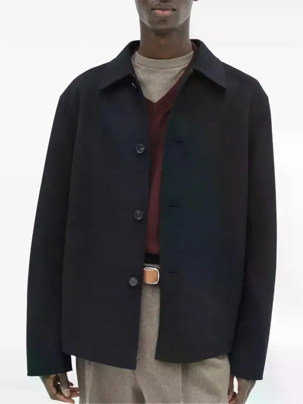 Auralee Button-up Collared Jacket