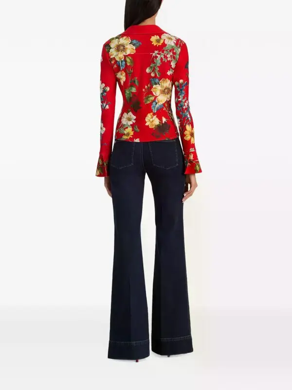 Alice + Olivia Freya Floral-print Shirt