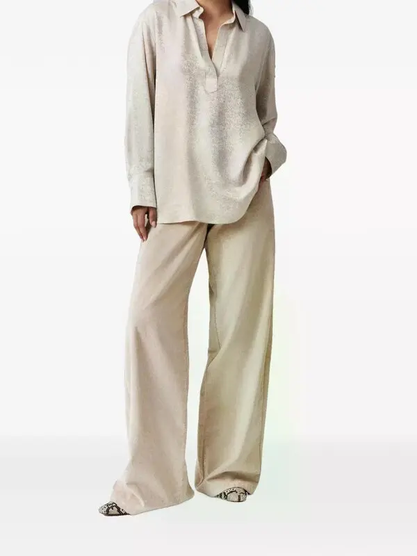 Marella Corduroy Wide-leg Trousers