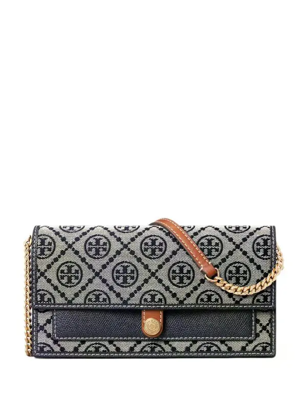 Tory Burch T Monogram Chain Wallet