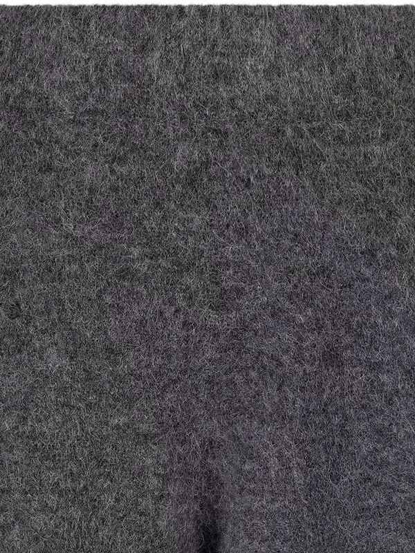 AMOMENTO Brushed-knit Culotte Trousers
