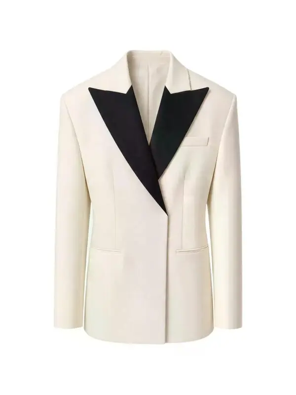 David Koma Peak-lapel Tailored Blazer - Neutrals
