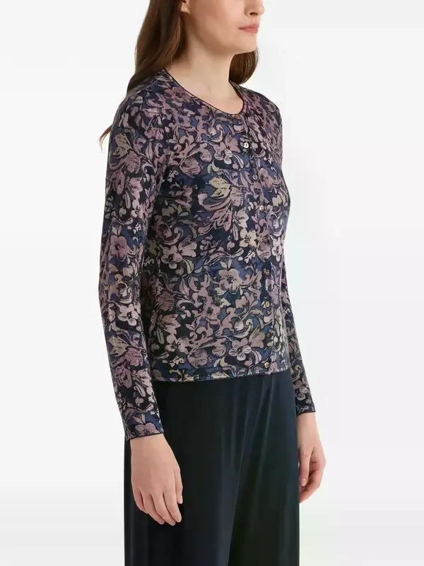 Malìparmi Printed Wool Cardigan