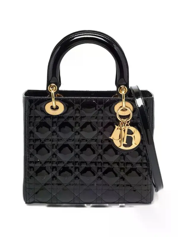 Dior 2015 Medium Lady Cannage Tote Bag