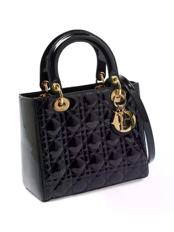 Dior 2015 Medium Lady Cannage Tote Bag