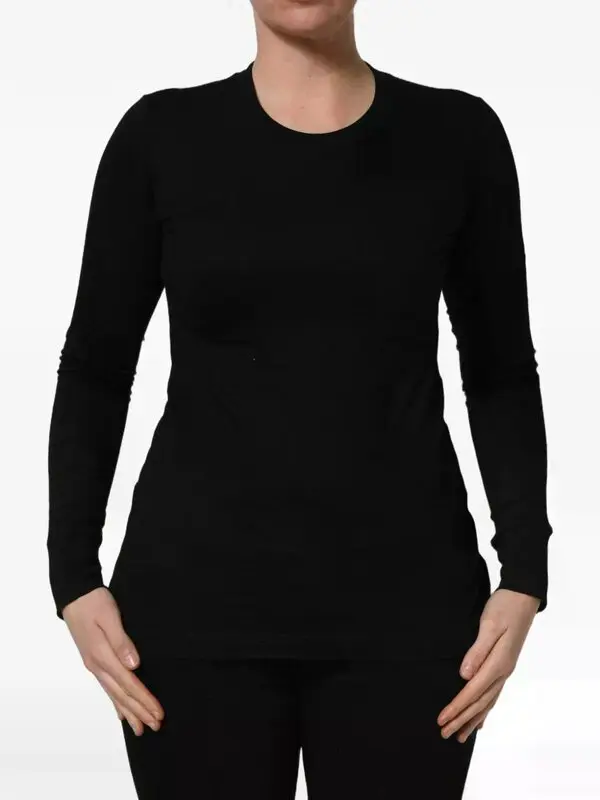 Dolce & Gabbana Crew-neck Long-sleeve Sweater - Black