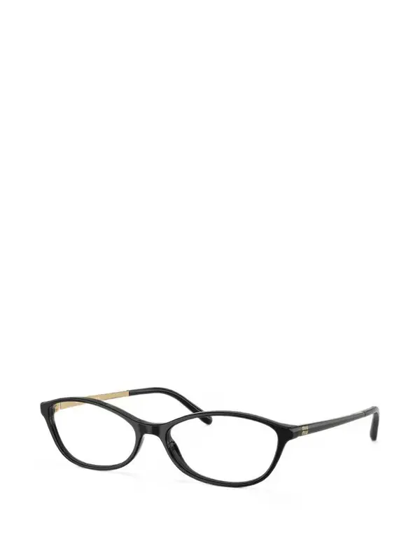 Miu Miu Round-frame Glasses - Black