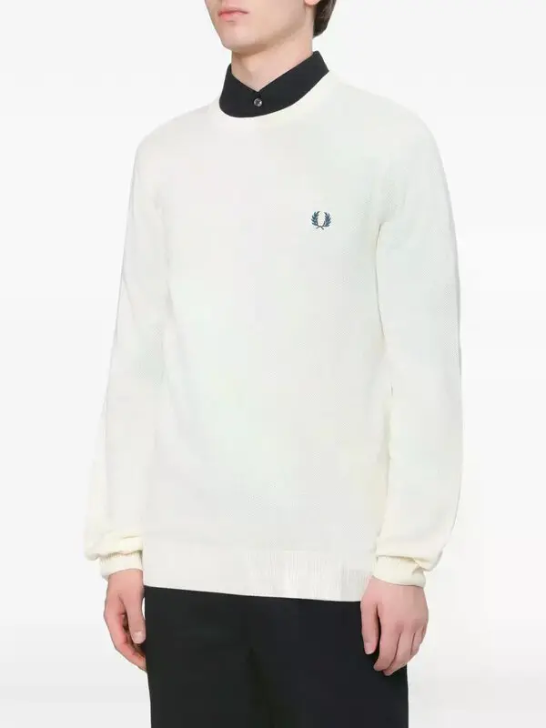 Fred Perry Embroidered-logo Sweater