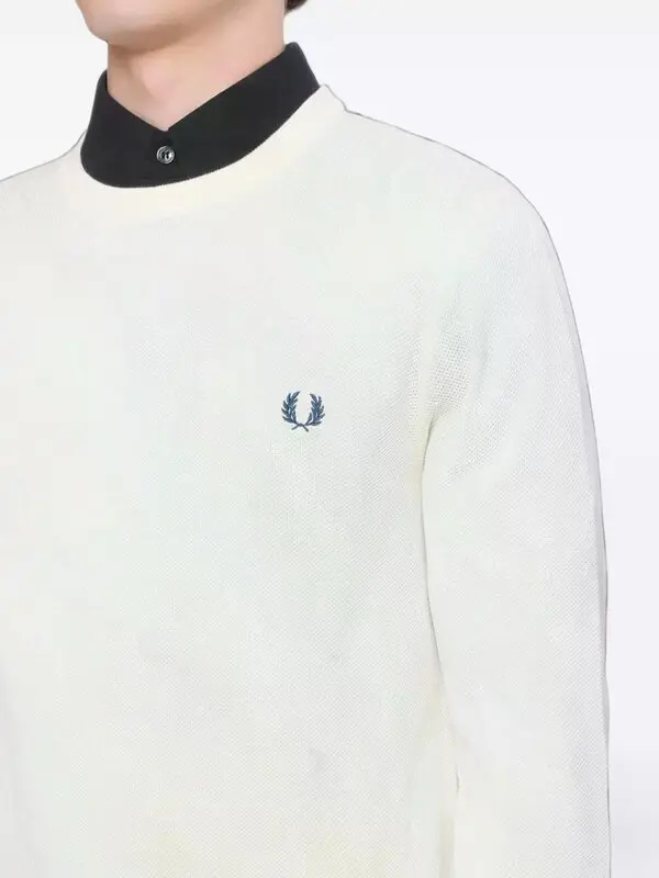 Fred Perry Embroidered-logo Sweater