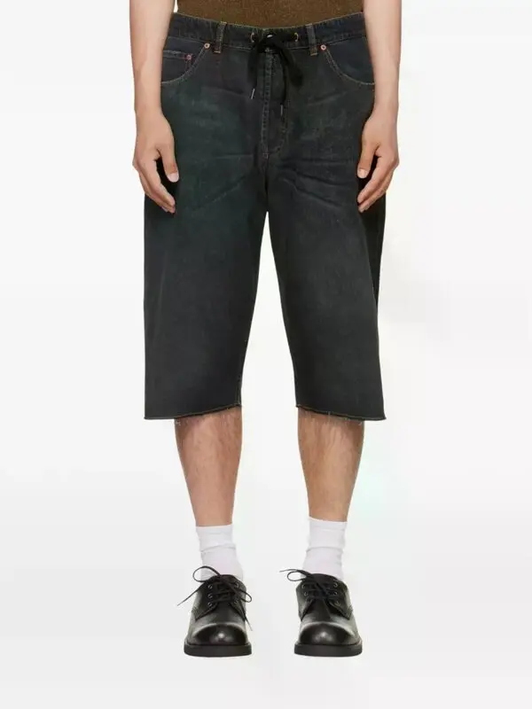 MAISON MARGIELA Drawstring-waist Denim Shorts