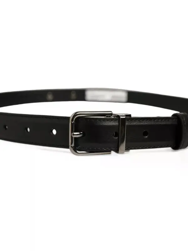 Dolce & Gabbana Leather Buckle Belt