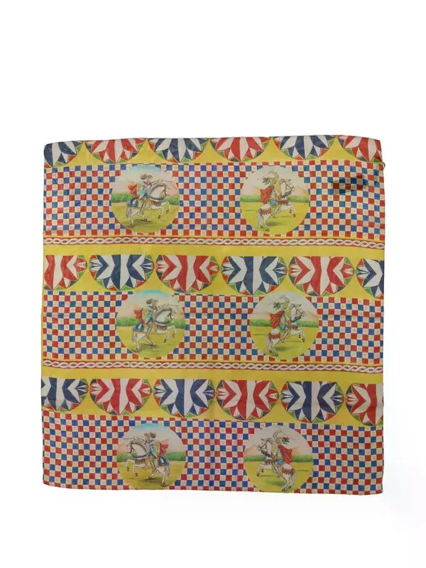 Dolce & Gabbana Carretto-print Silk Scarf