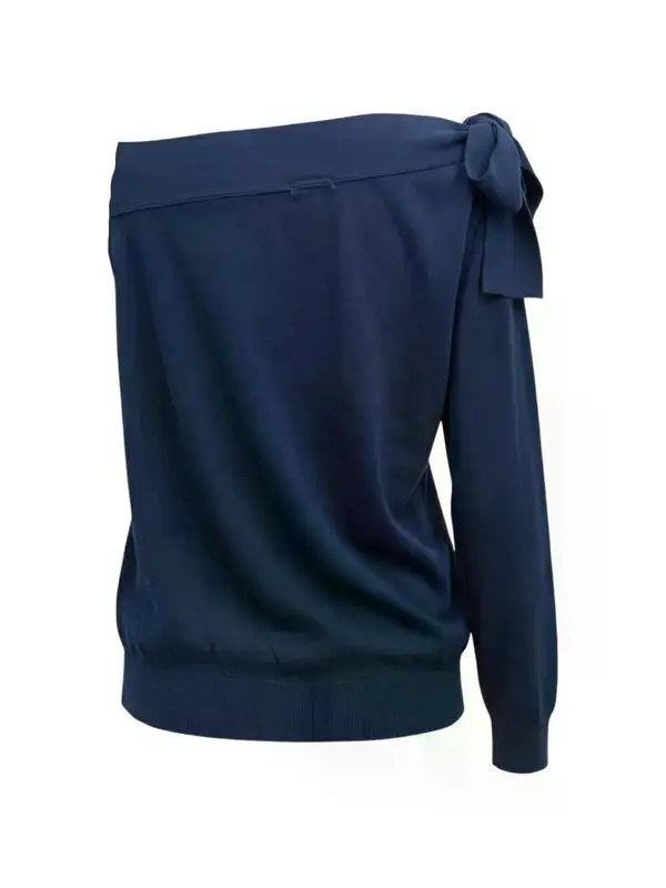 Malo Bow-detail Floral-embroidered Sweater