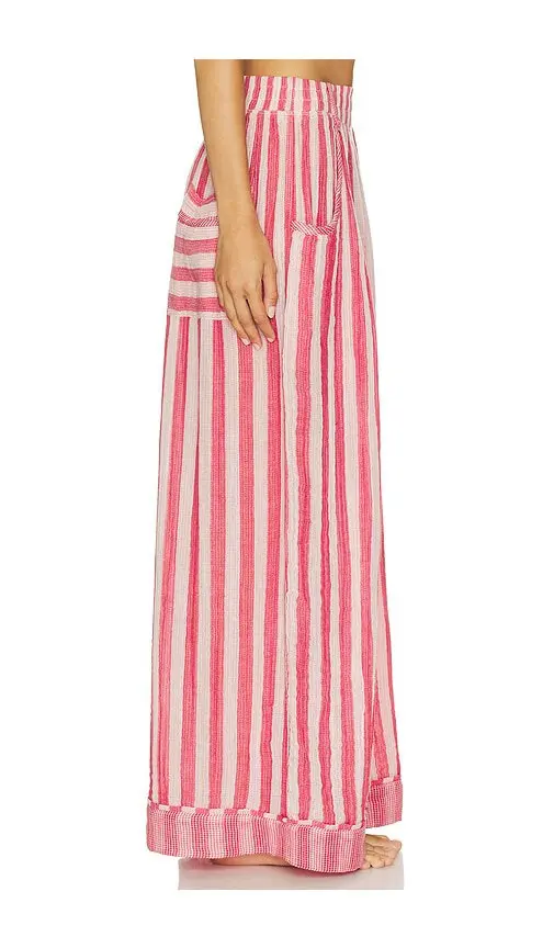Free People X Intimately Fp One And Done Pj Pant In Red