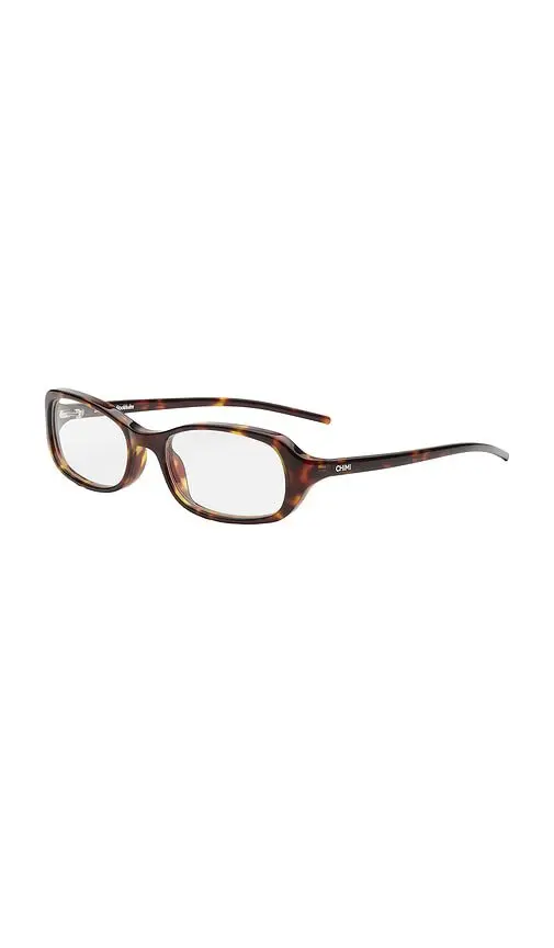 Chimi Code Optical Eyeglasses In Brown