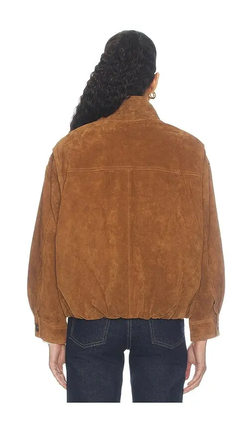 Heartloom Larissa Suede Jacket In Brown