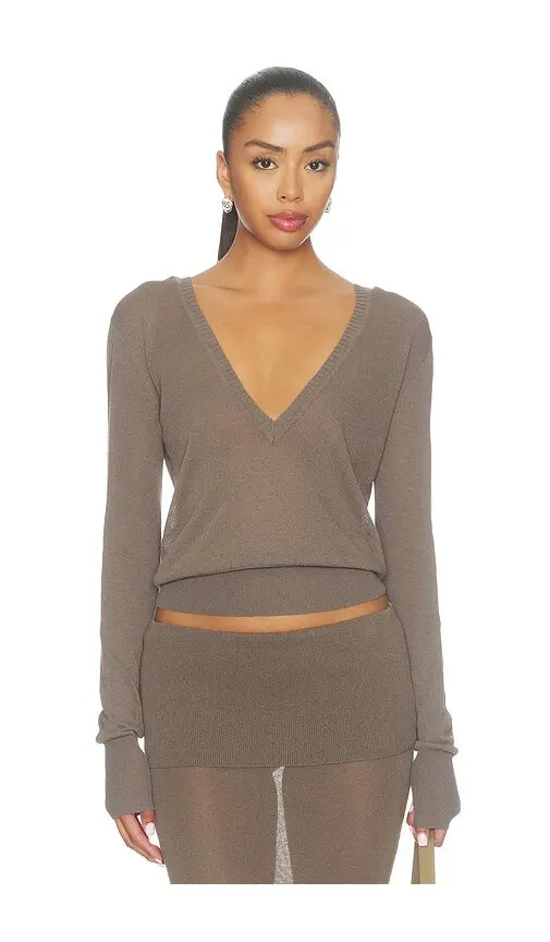 GEEL X Amanda Top In Grey