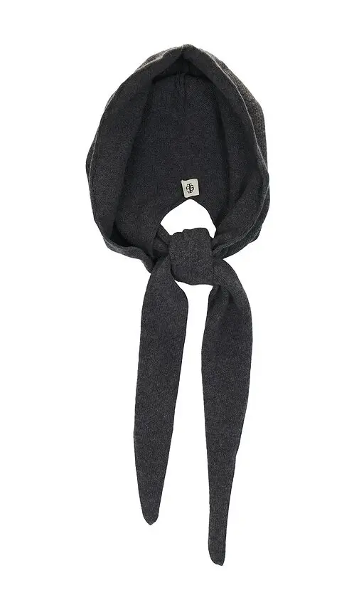 THE GARMENT Como Hood Scarf In Charcoal
