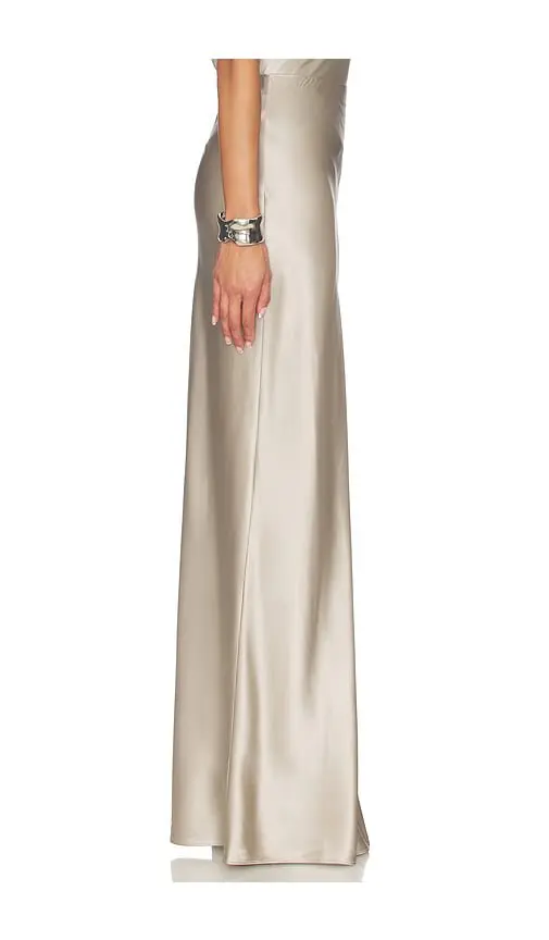 Veronica Beard Medina Skirt In Light Grey