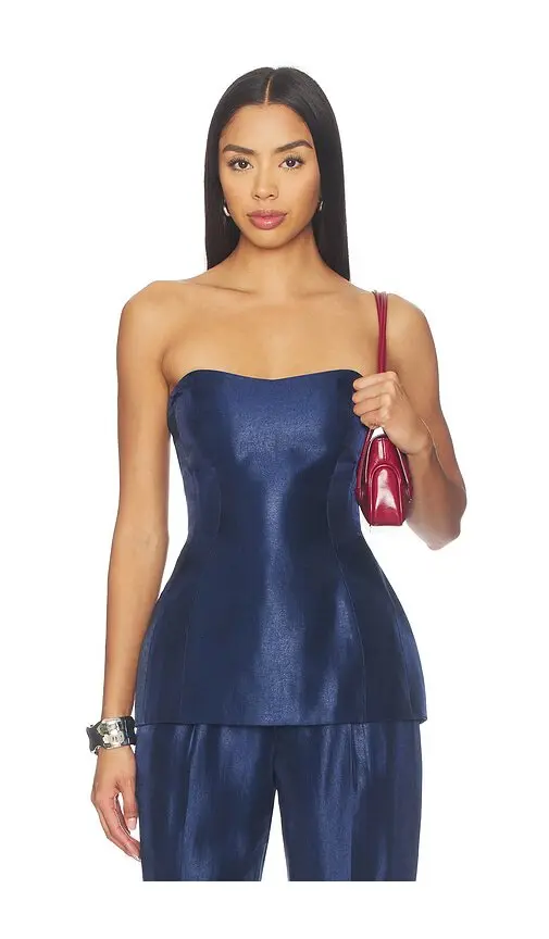 Amanda Uprichard Audrey Top - Navy