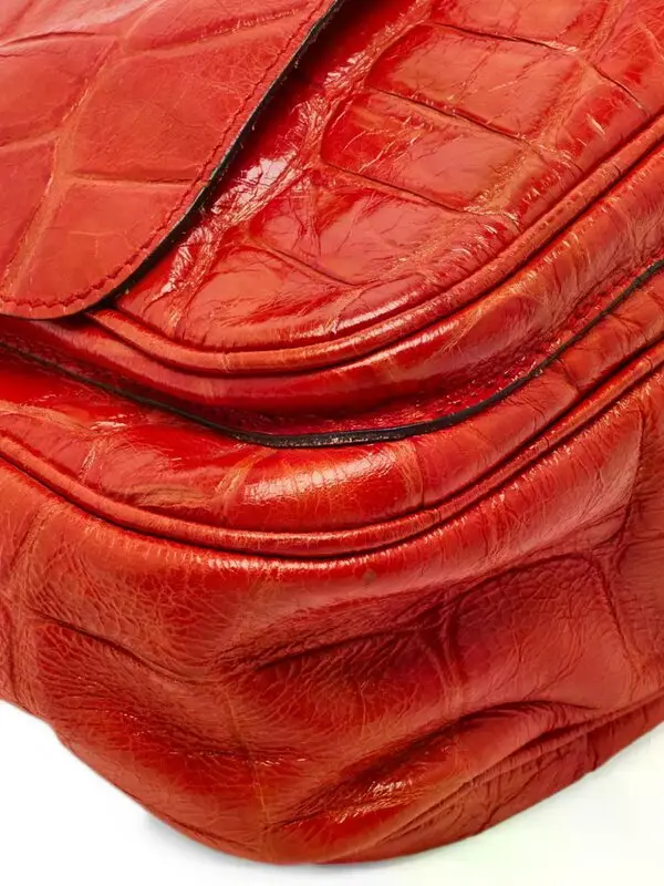 Mulberry Croc-embossed Shoulder Bag