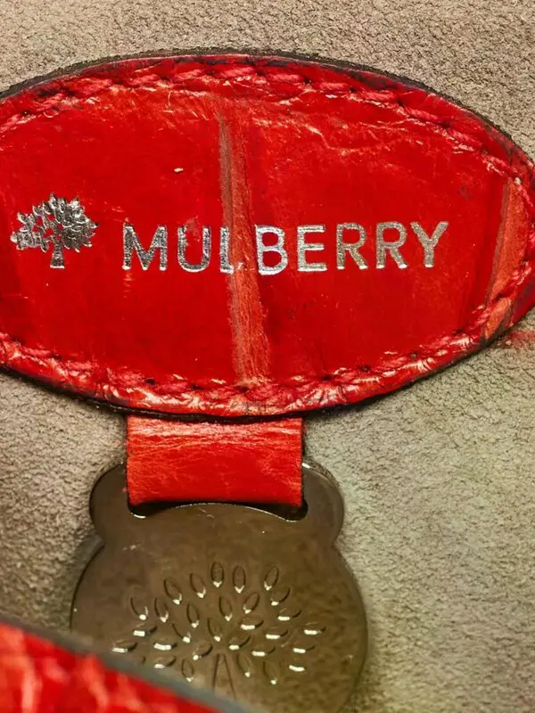 Mulberry Croc-embossed Shoulder Bag
