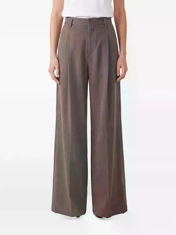 ELEH Pleated Wide-leg Trousers