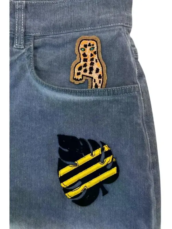Mr & Mrs Italy Patch-detail Cotton Shorts