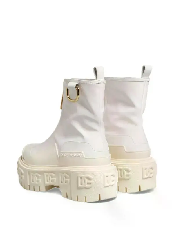 Dolce & Gabbana Logo-plaque Ankle Boots