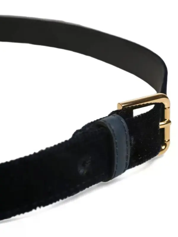 Dolce & Gabbana Velvet Buckle Belt