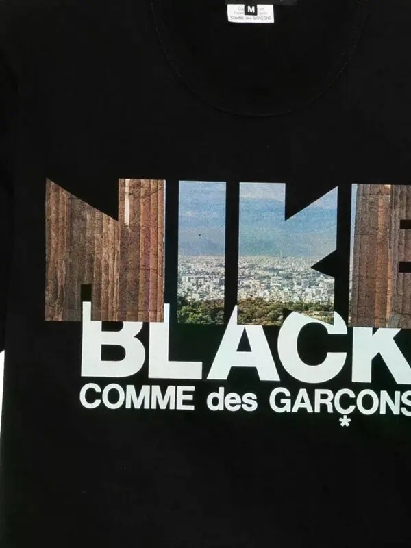 Comme Des Garçons X Nike Cityscape-printed T-shirt