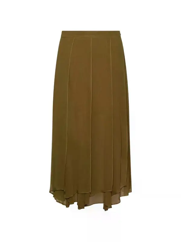 Marella Mllzattera Panelled Handkerchief-hem Midi Skirt