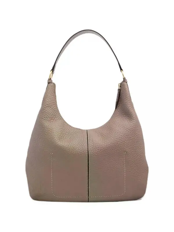THE BRIDGE Front-pocket Leather Shoulder Bag