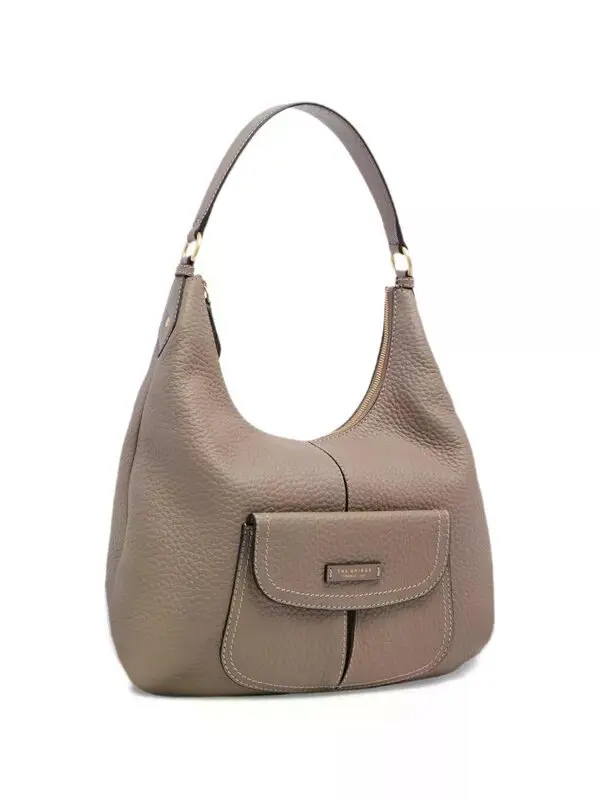 THE BRIDGE Front-pocket Leather Shoulder Bag