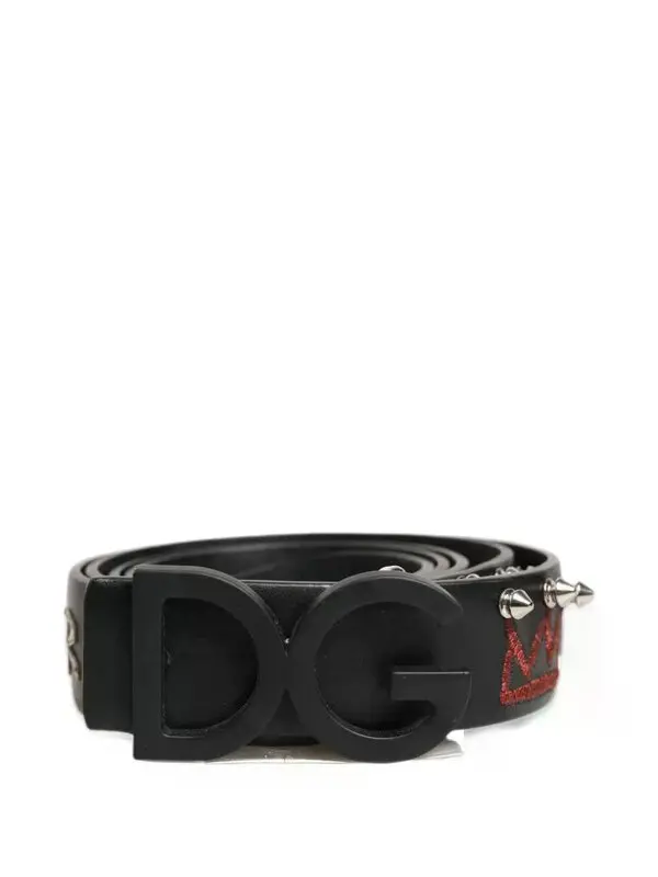 Dolce & Gabbana Prince Forever Leather Belt