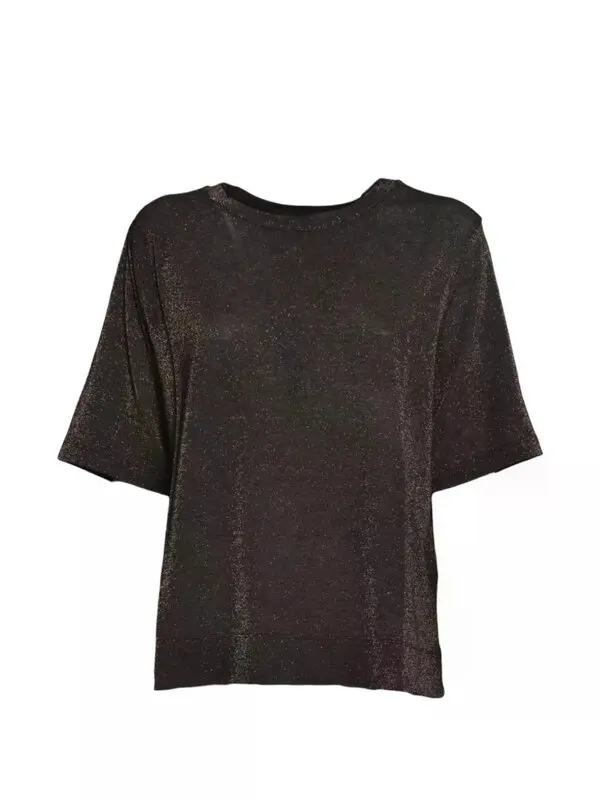 Momoni Glitter-effect Short-sleeve T-shirt