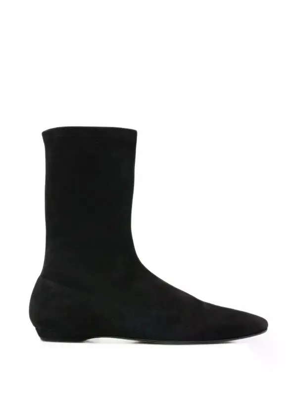 THE ROW Cindy Stretch Boots - Black