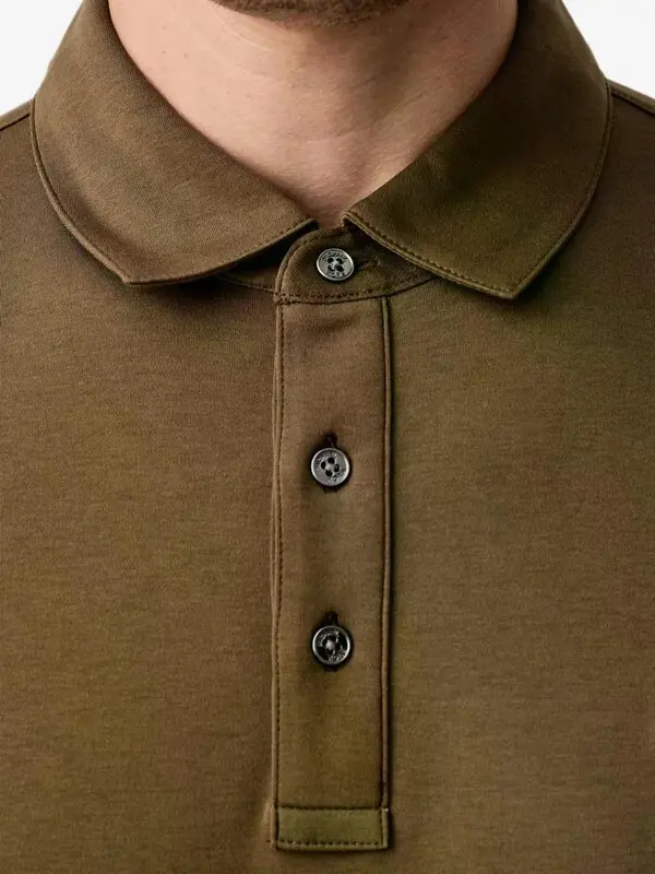 Michael Kors Cotton Long-sleeve Polo Shirt