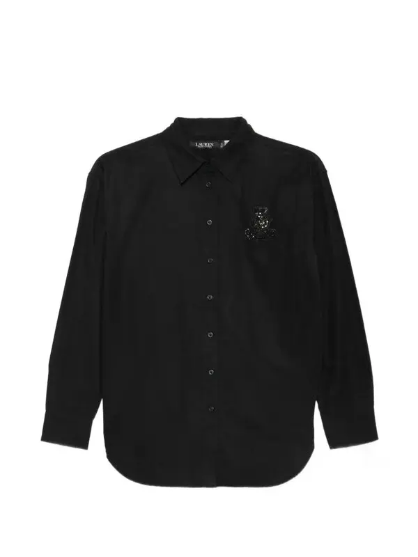 Ralph Lauren Embellished Logo-patch Shirt