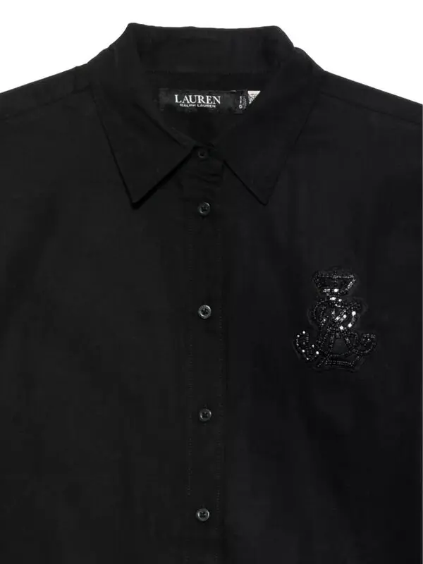 Ralph Lauren Embellished Logo-patch Shirt