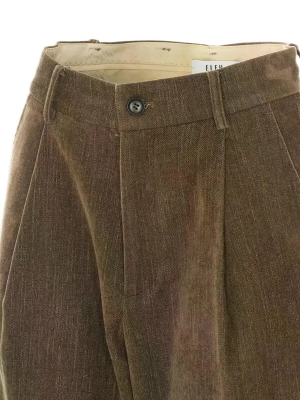 ELEH Pleated Corduroy Trousers
