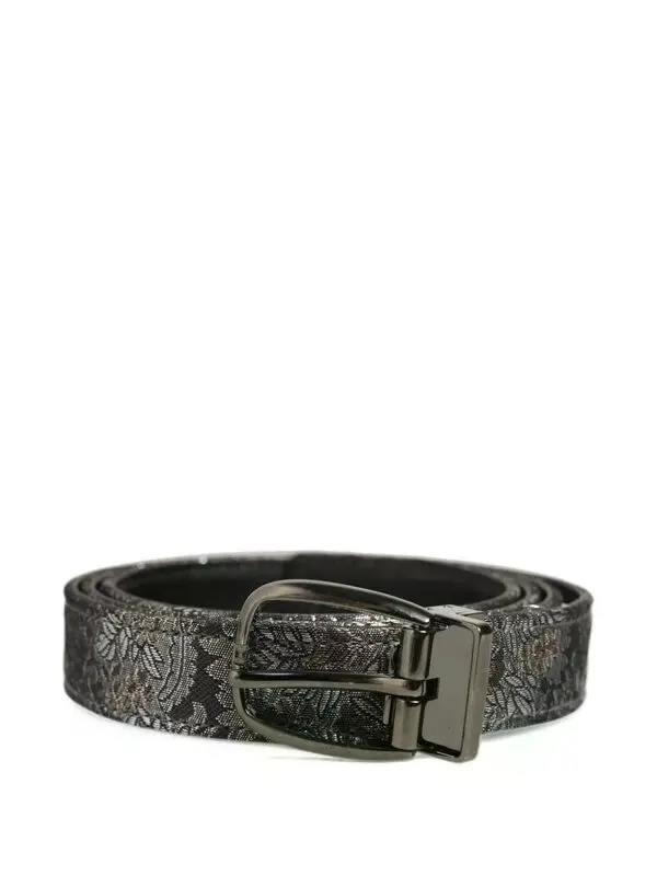 Dolce & Gabbana Floral-jacquard Buckle Belt