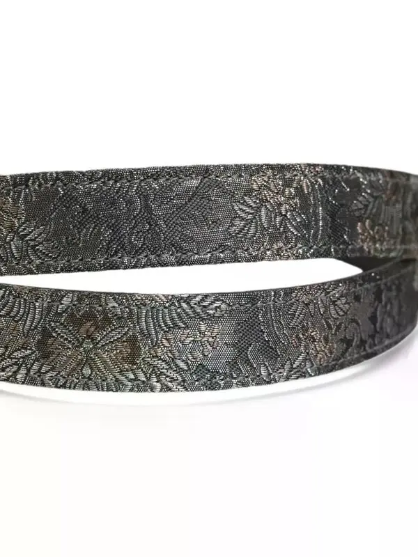 Dolce & Gabbana Floral-jacquard Buckle Belt