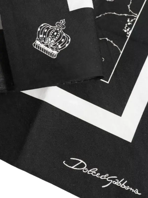 Dolce & Gabbana Floral-print Silk Scarf