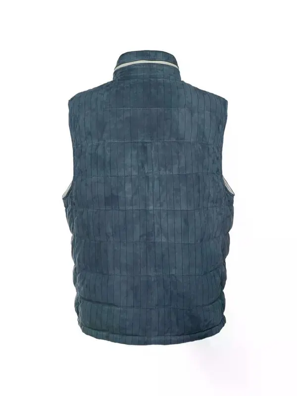 Brunello Cucinelli Striped Padded Vest